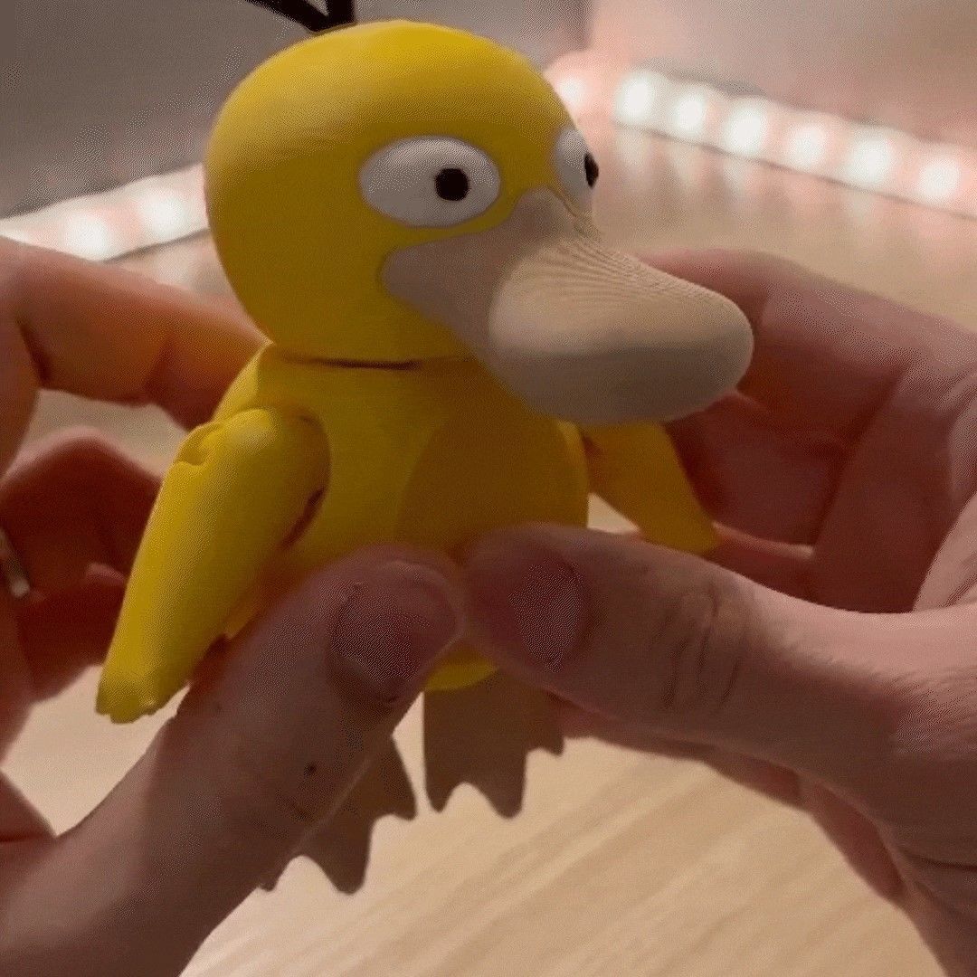 POKEMON PSYDUCK ARTICULATED 3D model 3D printable | CGTrader