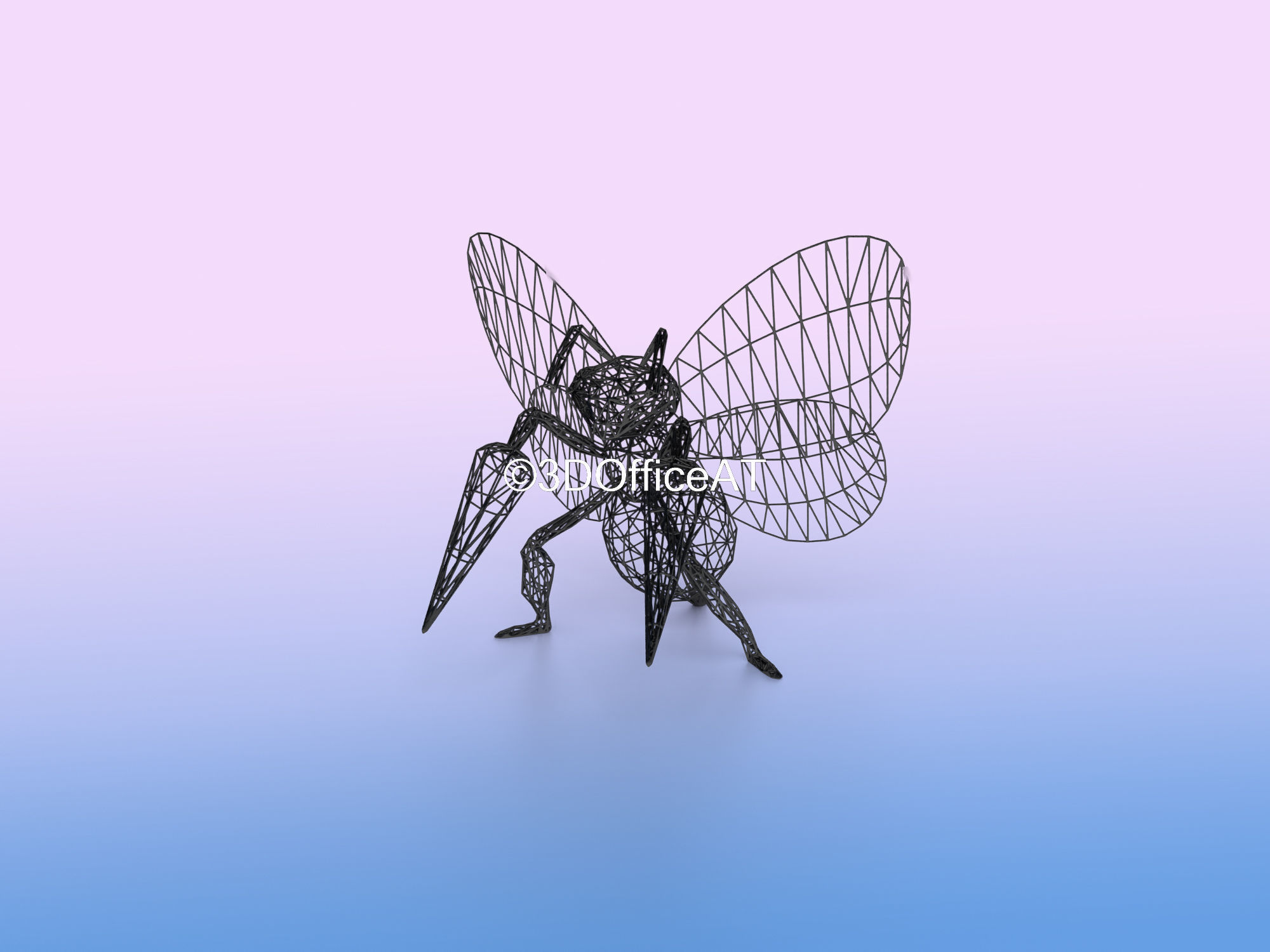 015 Beedrill Pokemon Wiremon Figure 3D model 3D printable | CGTrader