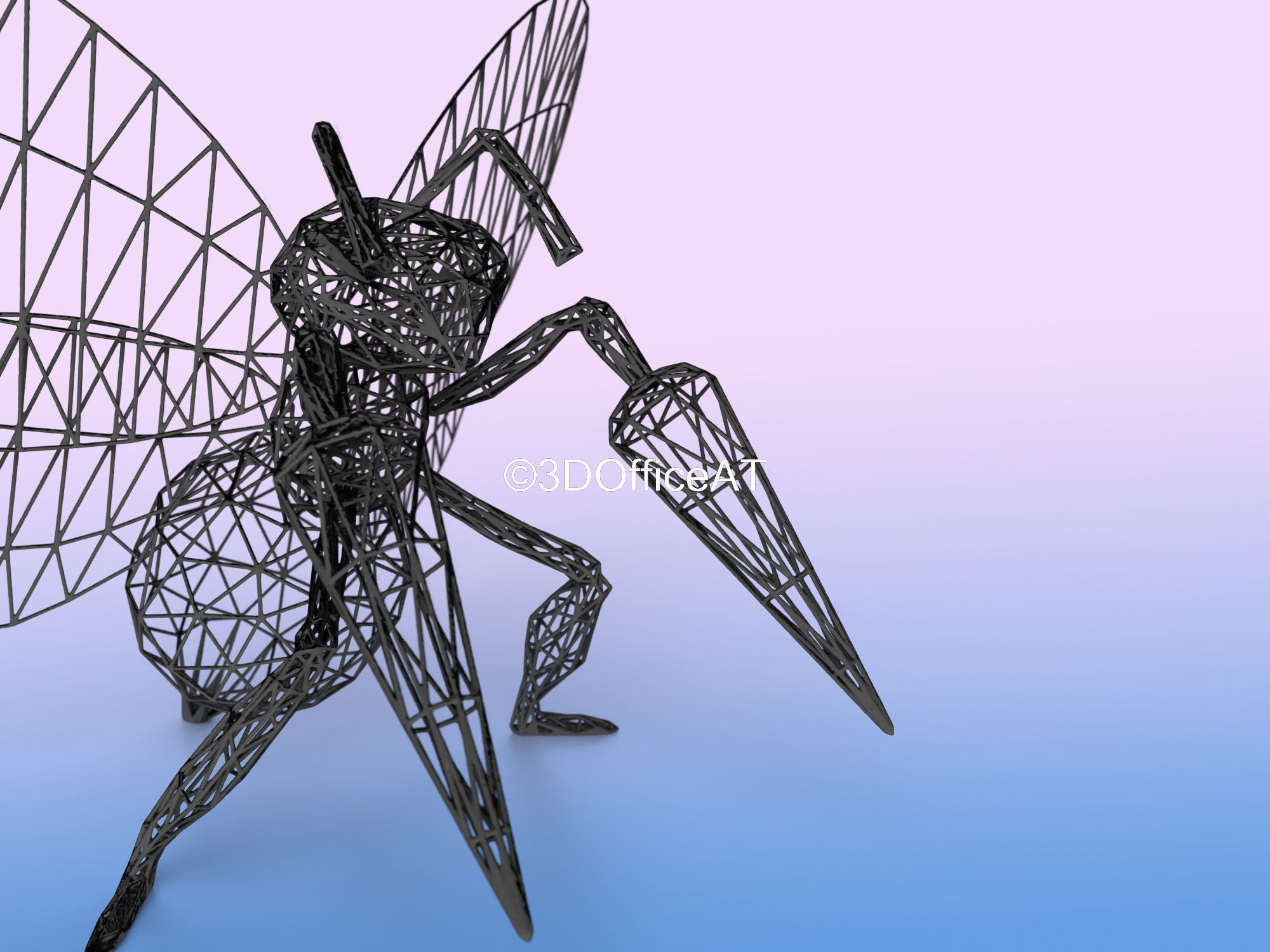 015 Beedrill Pokemon Wiremon Figure 3D model 3D printable | CGTrader
