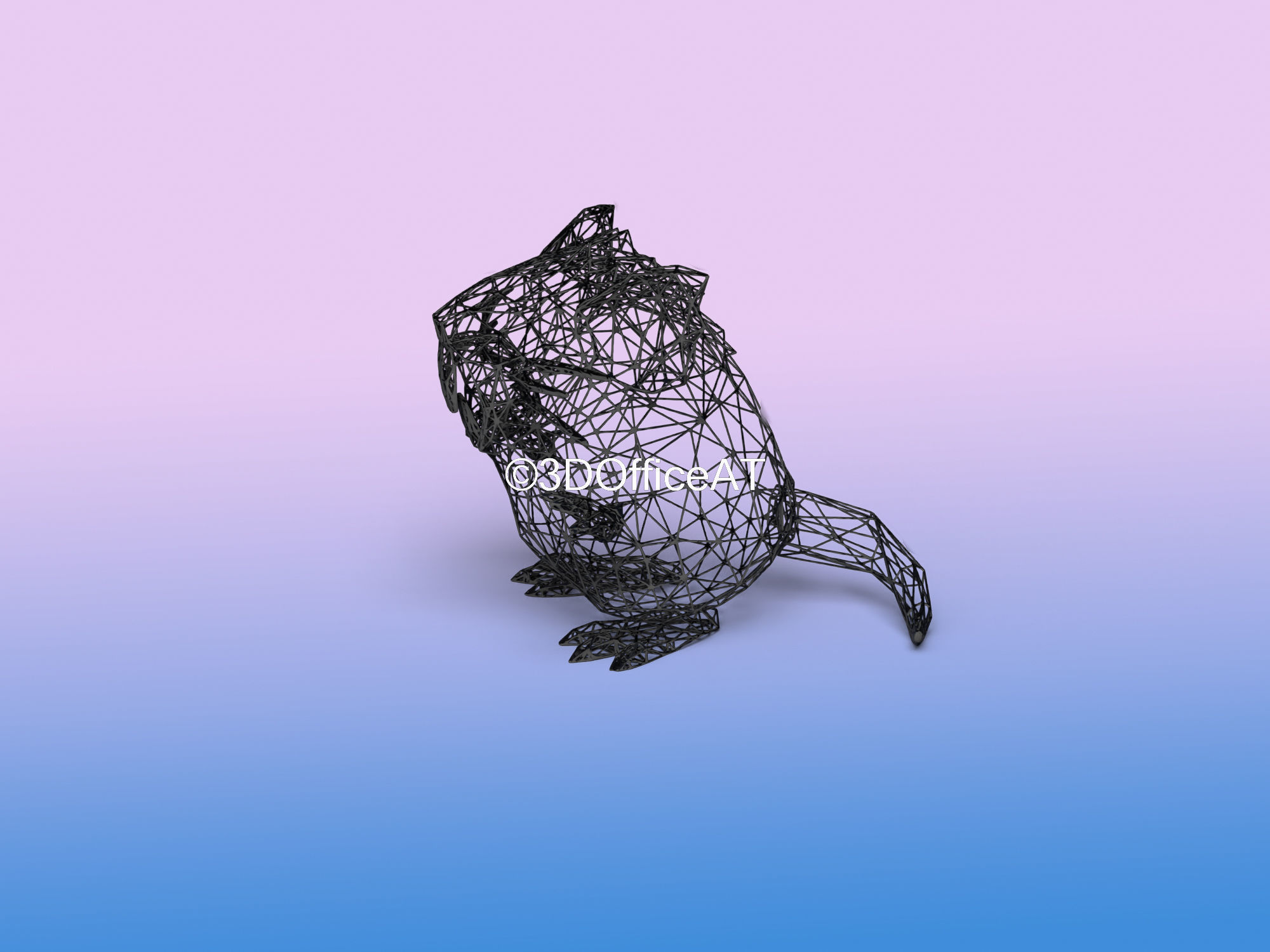 020 Raticate Pokemon Wiremon Figure 3D model 3D printable | CGTrader