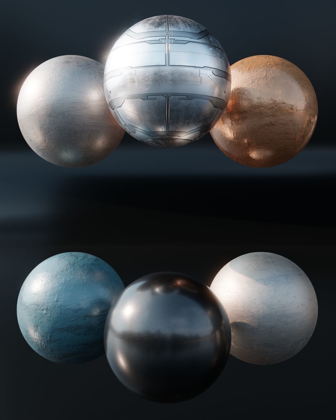 Space Base Sci Fi Buildings and Assets 3D Kit 3D model 3D model | CGTrader