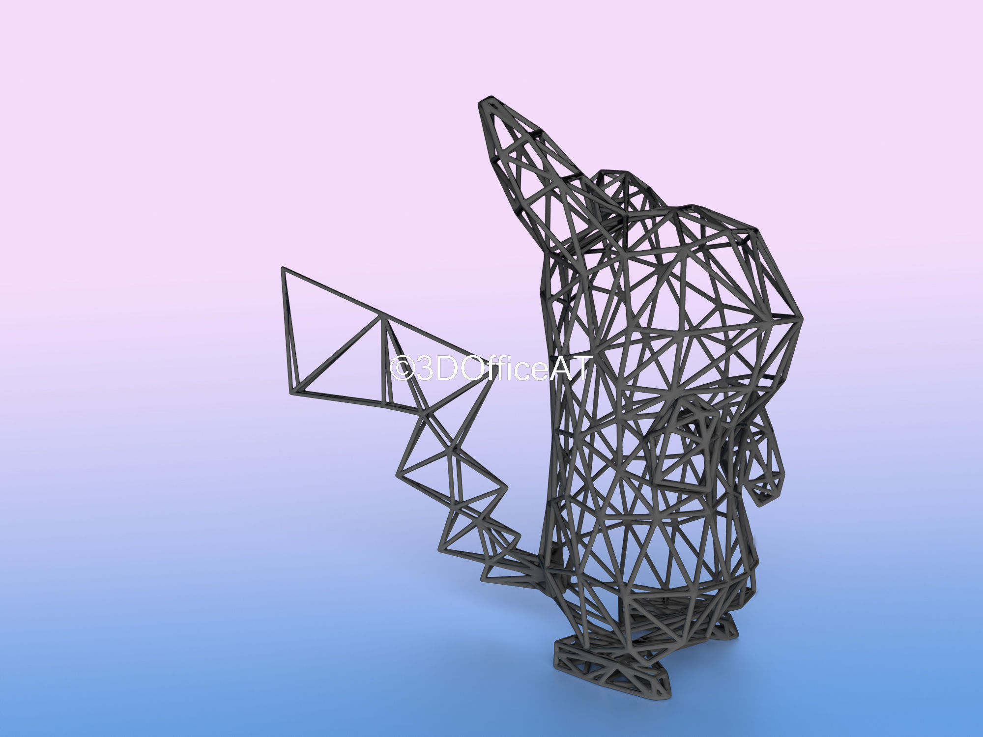 025 Pikachu Pokemon Wiremon Figure 3D model 3D printable | CGTrader