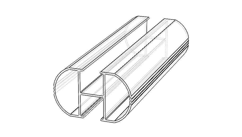 3D model Aluminum Extruded Roof Rack MOD AL-03ap VR / AR / low-poly ...