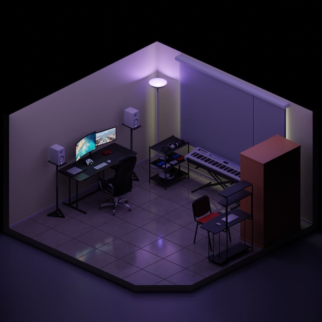 YAMAHA HS5 Studio Monitors 3D model | CGTrader