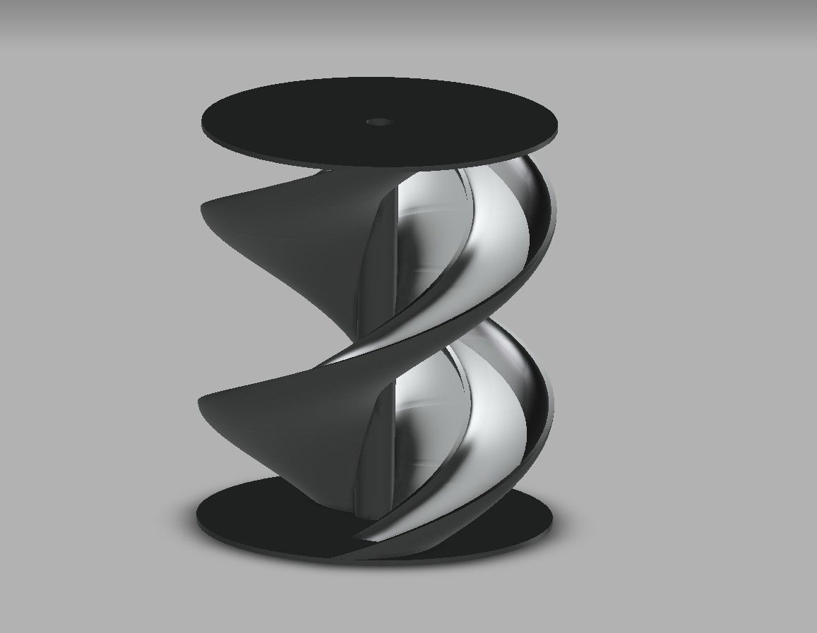 Mini Vertical wind turbine blade 3D model 3D printable | CGTrader