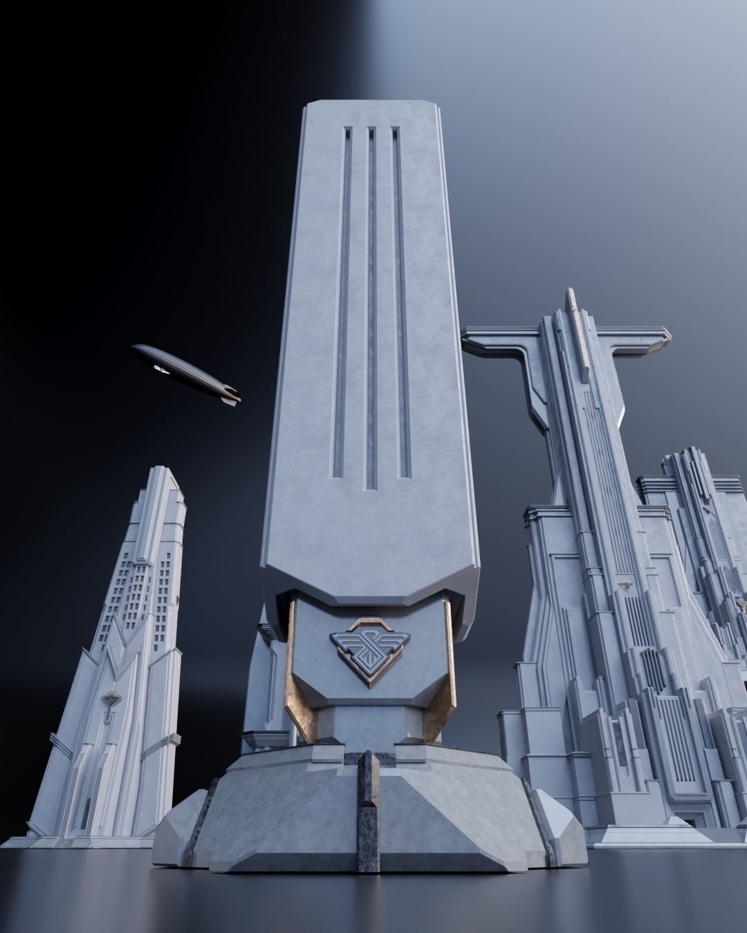 3D model Central City Realistic Imperial City Buildings and Assets 3D ...