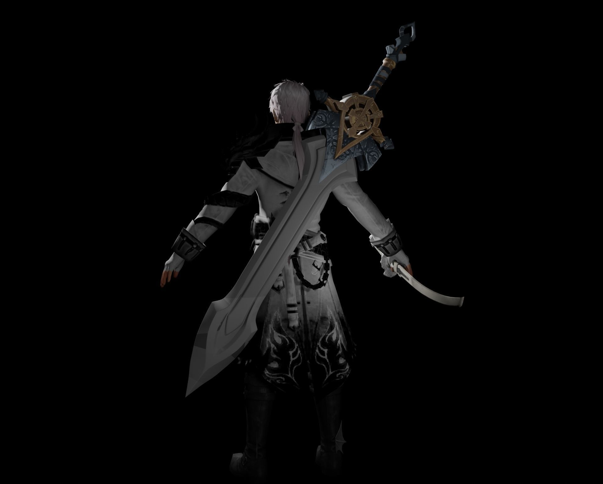Danial character from final fantasy xiv 3D model animated rigged | CGTrader