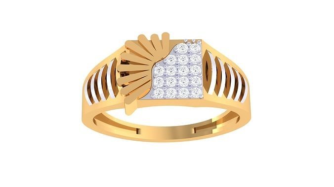 Gents Ring - 229 3D model 3D printable | CGTrader