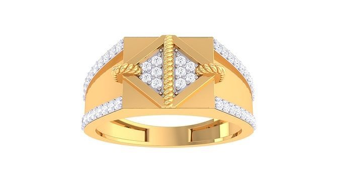 Gents ring - 101 3D model 3D printable | CGTrader