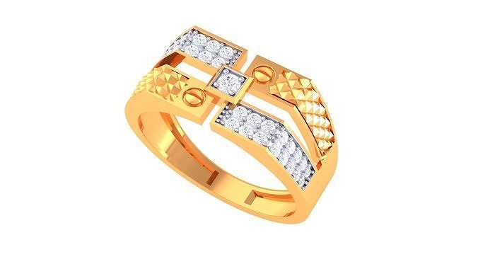Gents ring - 4 3D model 3D printable | CGTrader