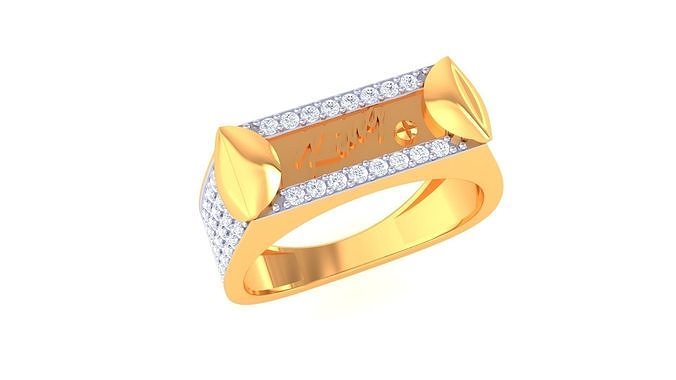 Gents ring - 55 3D model 3D printable | CGTrader