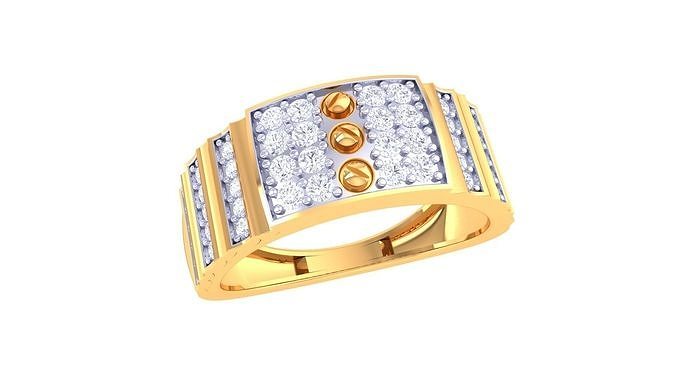 Gents ring - 24 3D model 3D printable | CGTrader