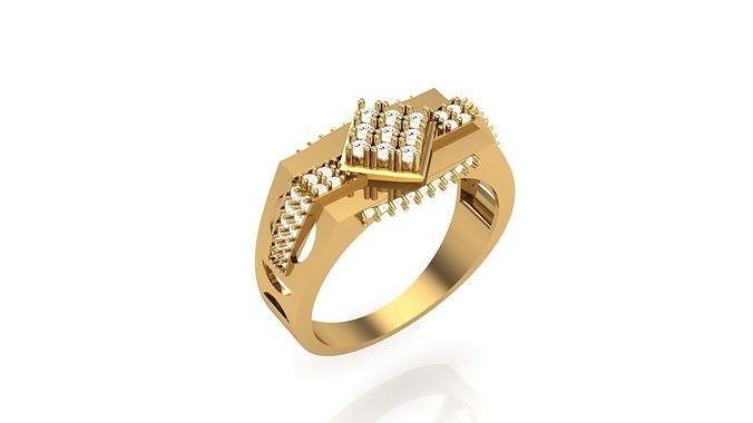 Gents Ring - 9 3D model 3D printable | CGTrader