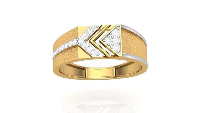 Gents Ring - 24 3D model 3D printable | CGTrader