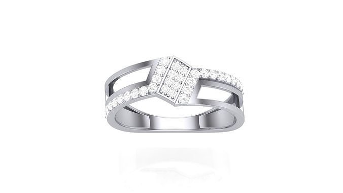 Gents Ring - 19 3D model 3D printable | CGTrader