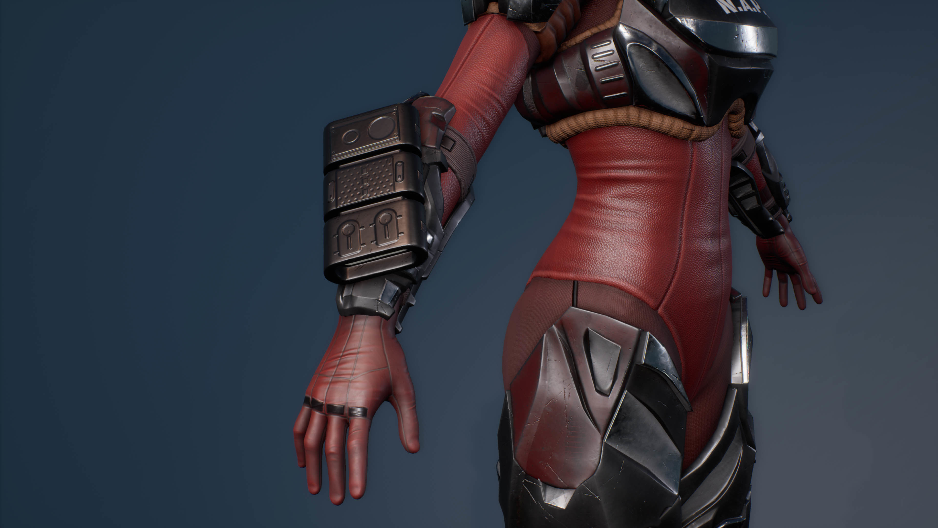 3D model SCI-FI girl Sophy VR / AR / low-poly | CGTrader