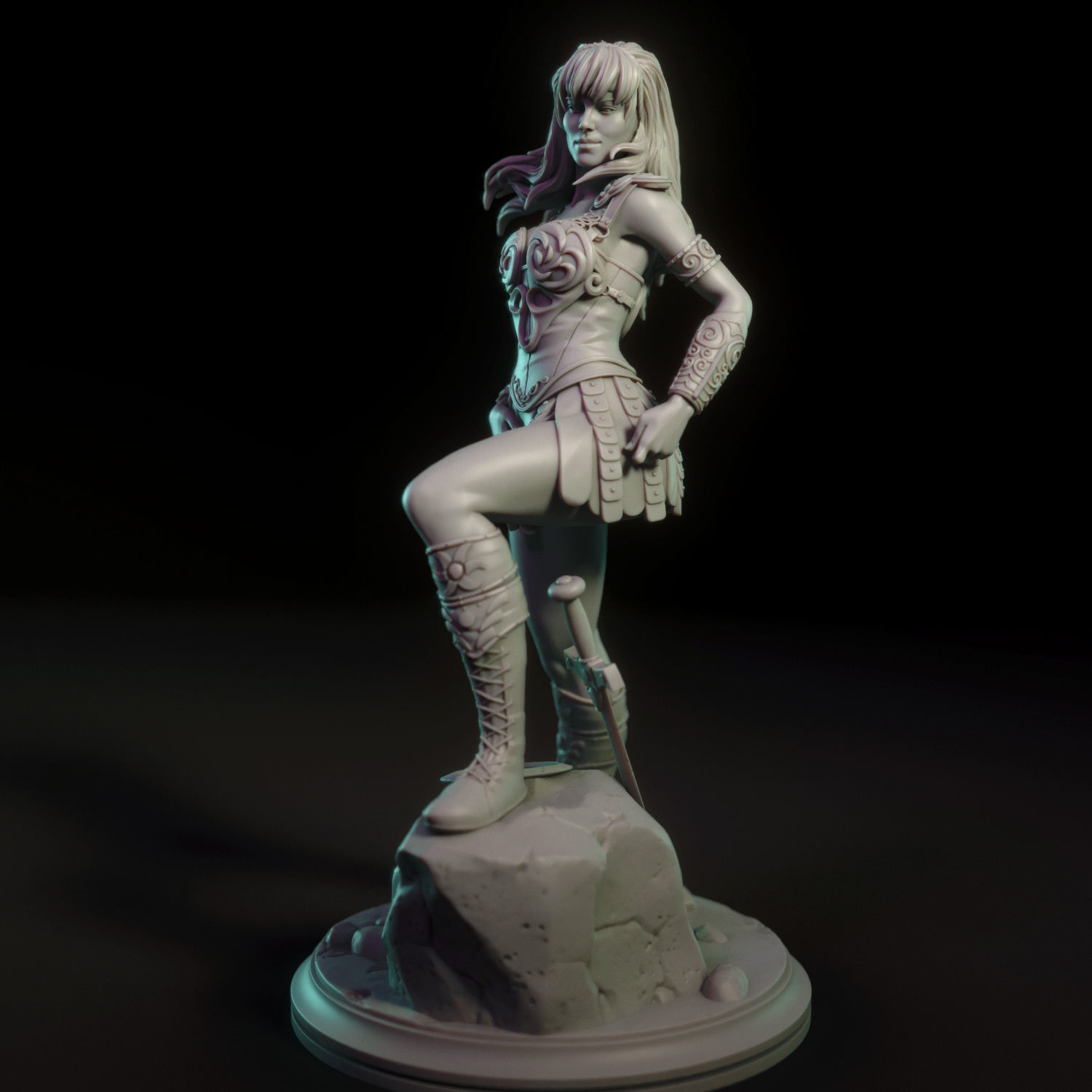 Xena The Warrior Princess 3d Model 3d Printable Cgtrader