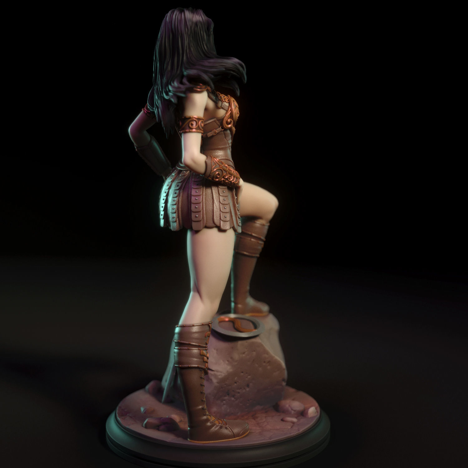 Xena The Warrior Princess 3d Model 3d Printable Cgtrader