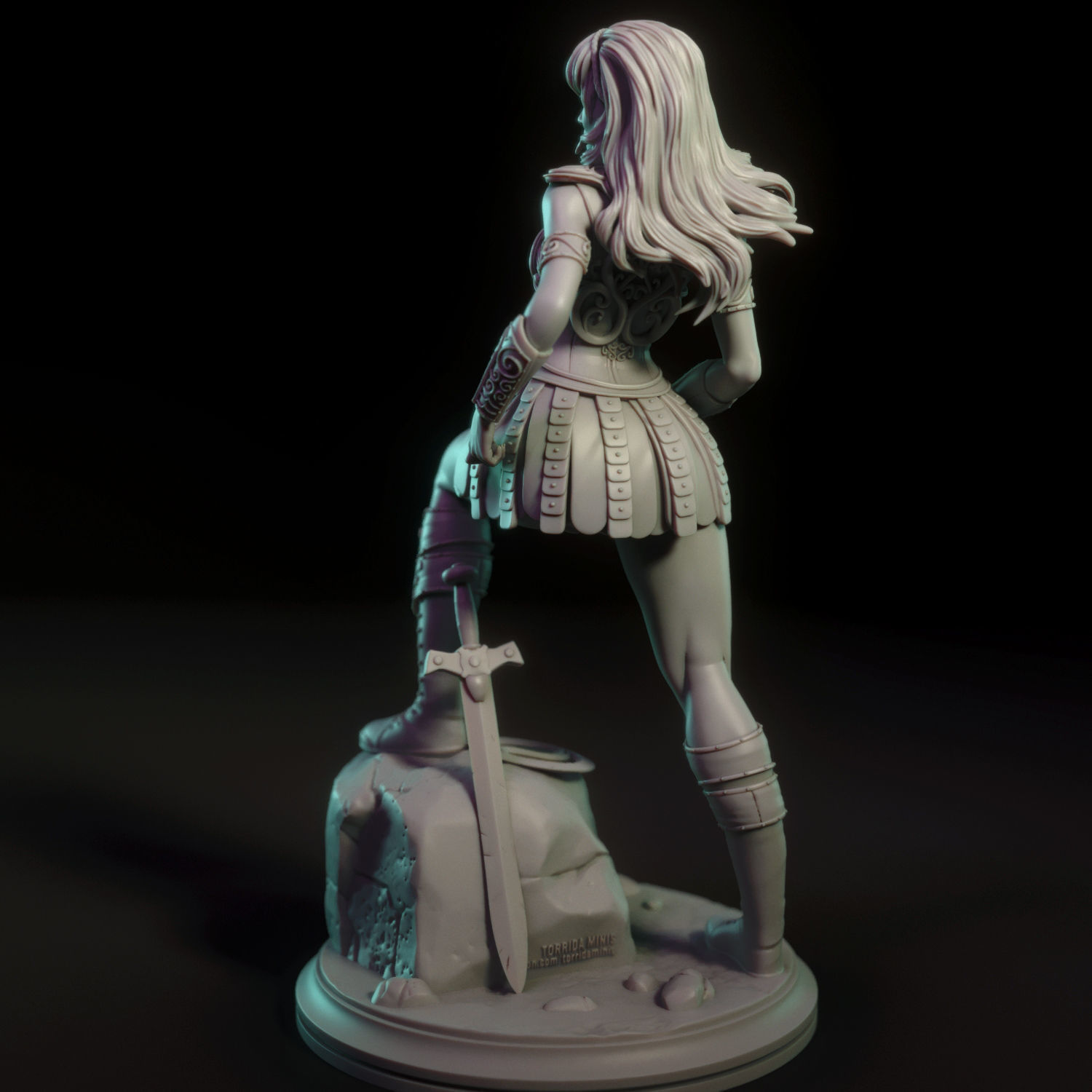Xena The Warrior Princess 3d Model 3d Printable Cgtrader
