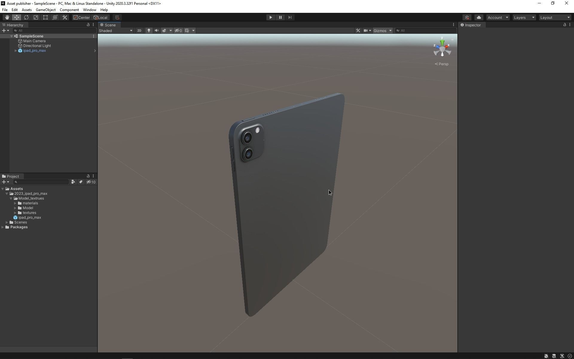 3D model 2023 Ipad Pro Max Concept game asset VR / AR / low-poly | CGTrader