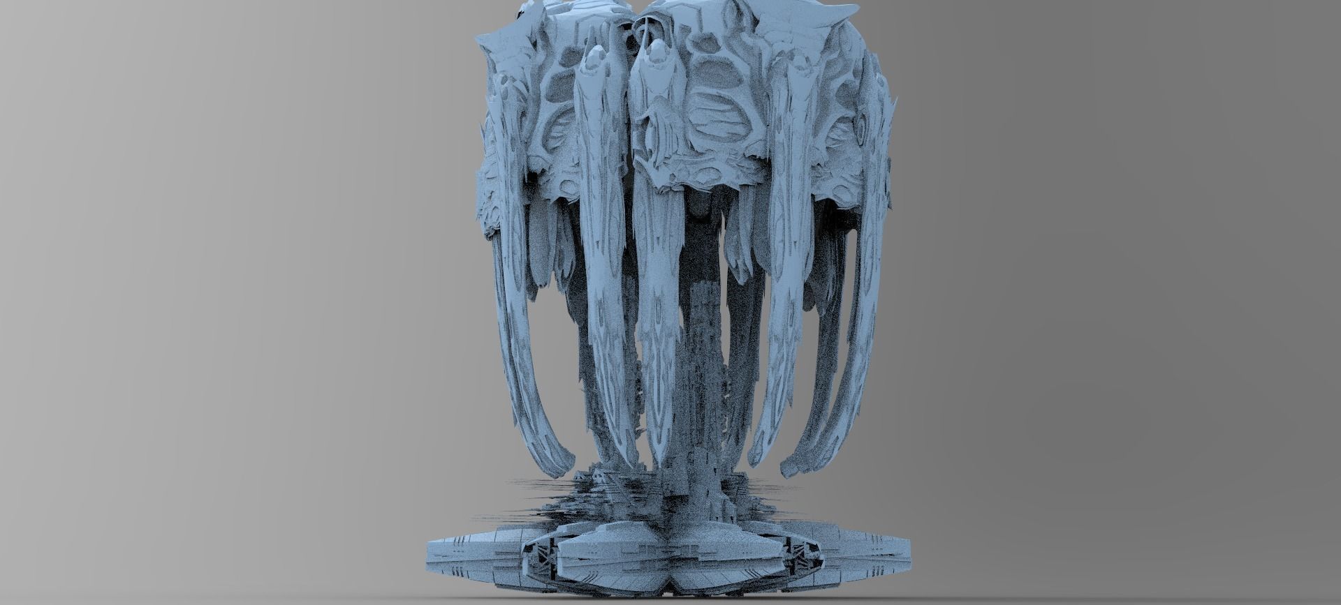 Sci Fi Wraith Pincer Claw Architecture 1 3D model | CGTrader