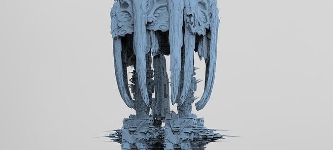 Sci Fi Starfish Pincer Claw Architecture 3 3D model | CGTrader