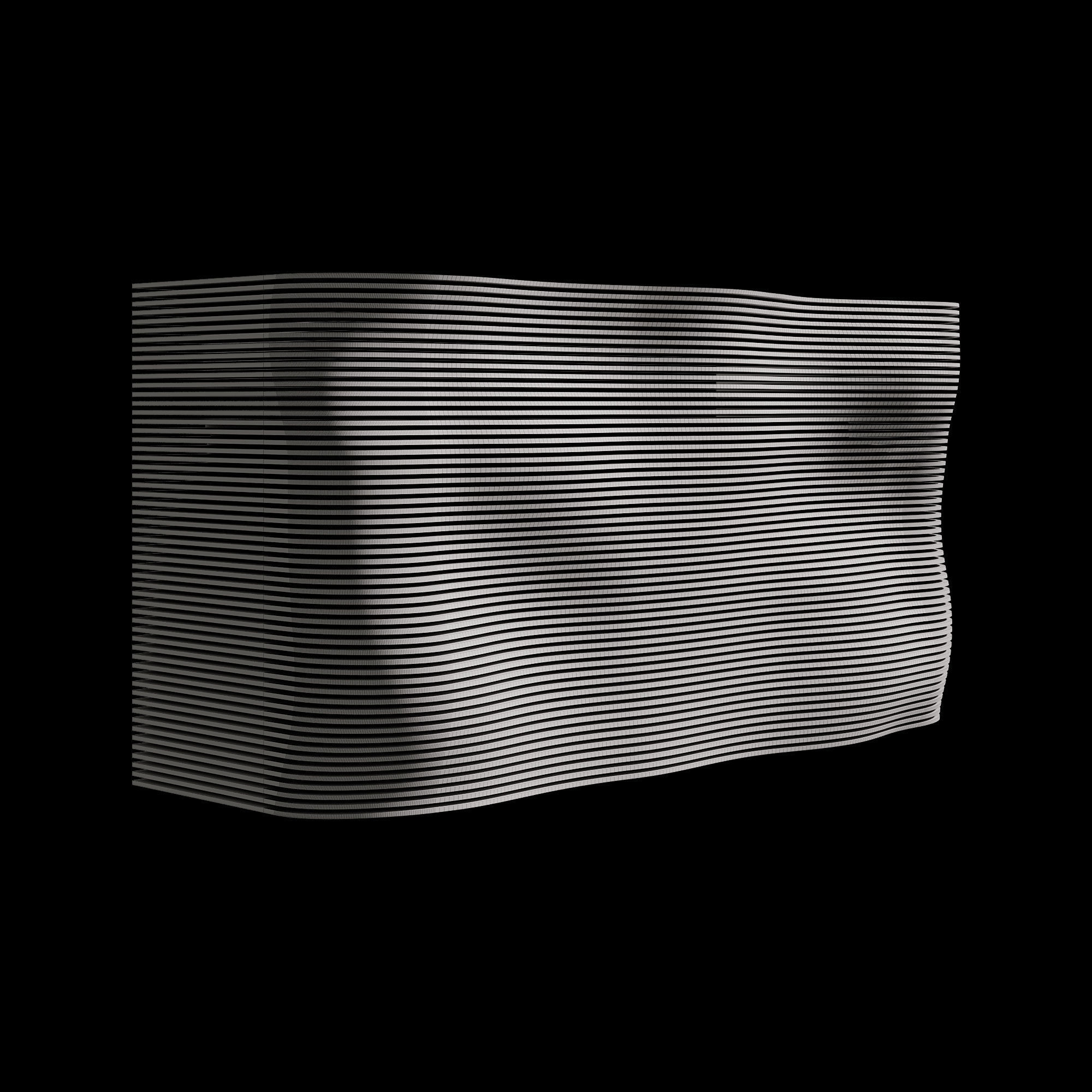 Puins Parametric Reception Counter 3D model | CGTrader