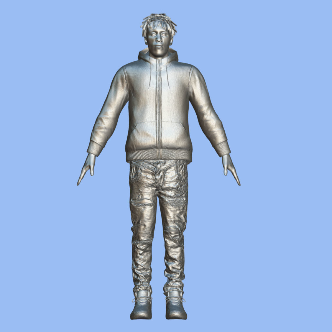 T-P Rigged Lil Uzi Vert rapper 3D model animated rigged | CGTrader