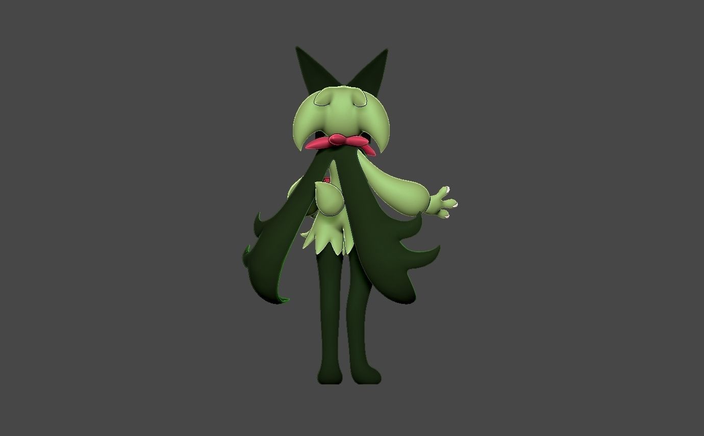 Pokemon meowscarada 3D model 3D printable | CGTrader