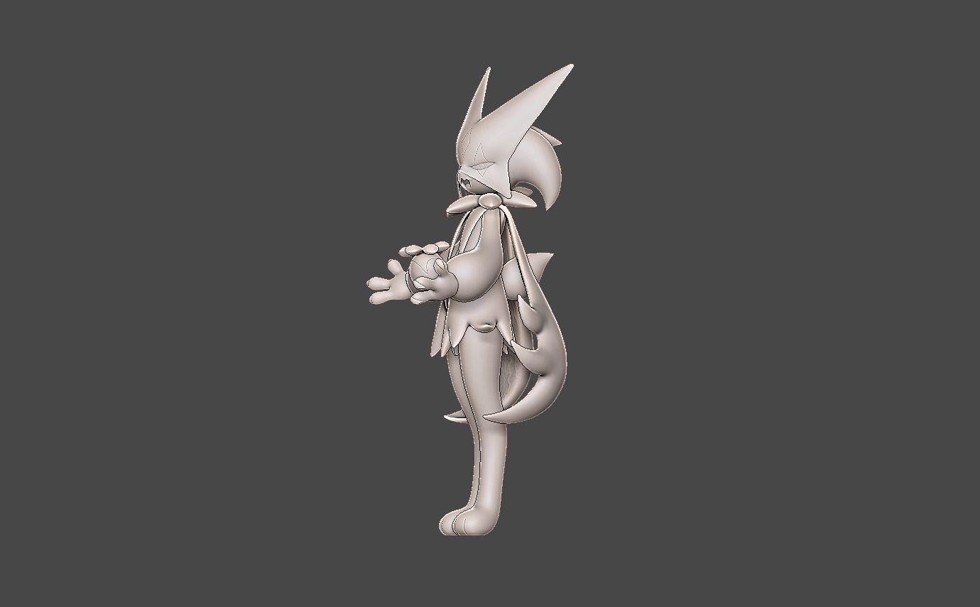 Pokemon meowscarada 3D model 3D printable | CGTrader