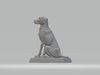 Pointer Dog Garden Statue 3D model 3D printable | CGTrader