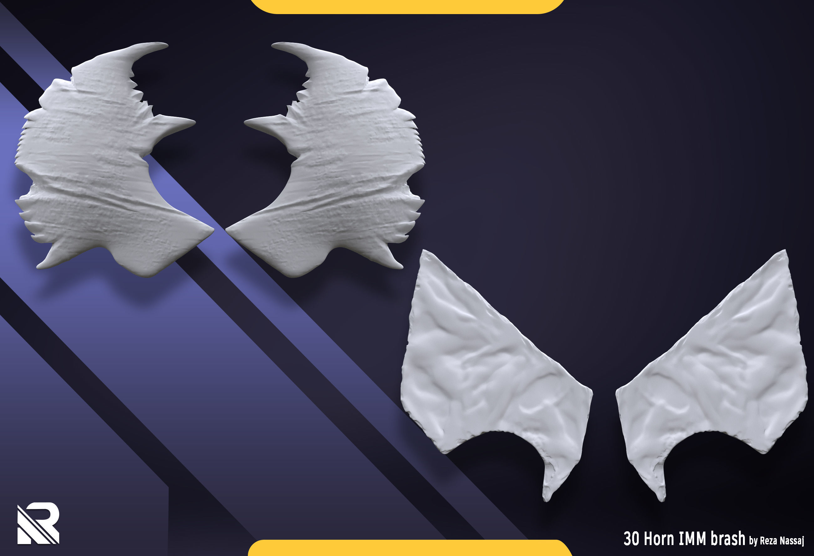 30 Horns and tusk for Humans and Animals 3D model | CGTrader