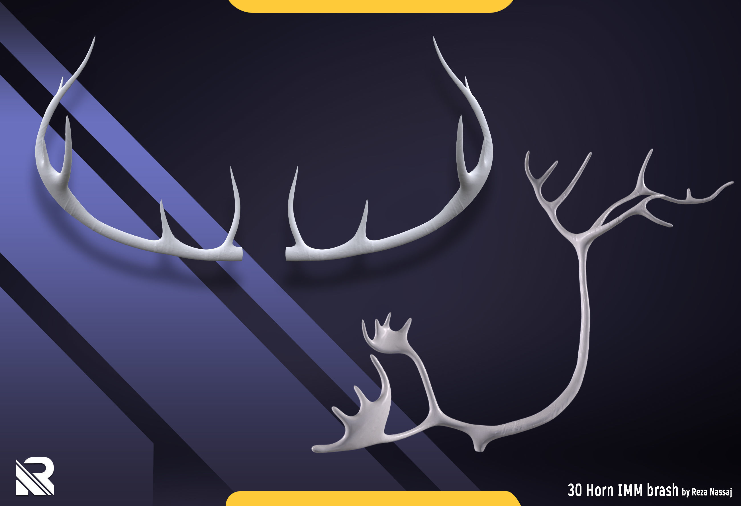 30 Horns and tusk for Humans and Animals 3D model | CGTrader