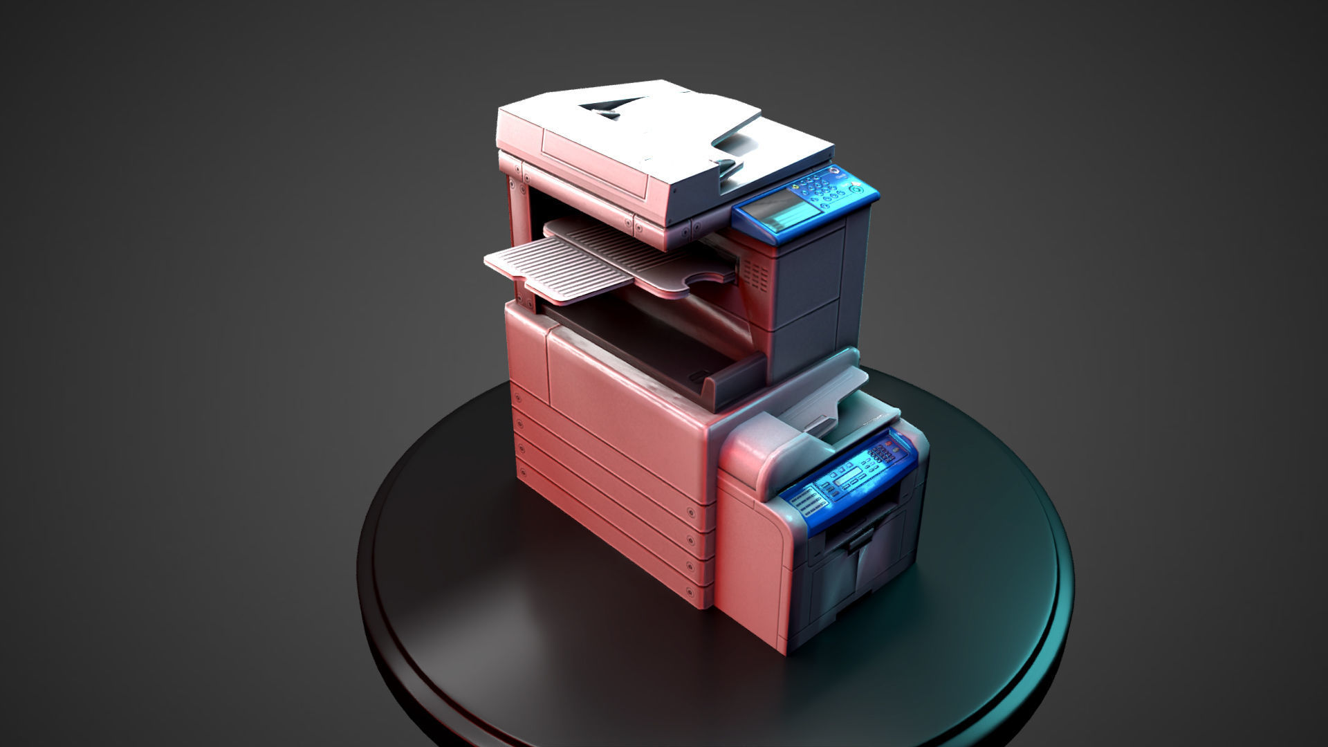 3D model PhotoStat Machine VR / AR / low-poly | CGTrader