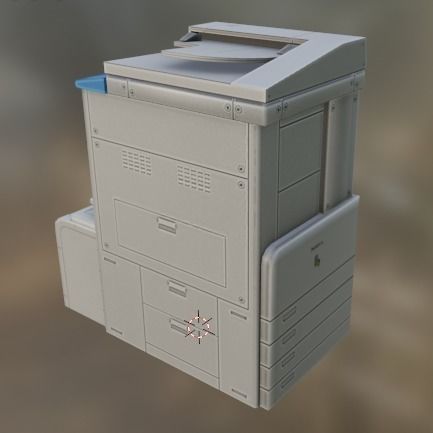 3D model PhotoStat Machine VR / AR / low-poly | CGTrader