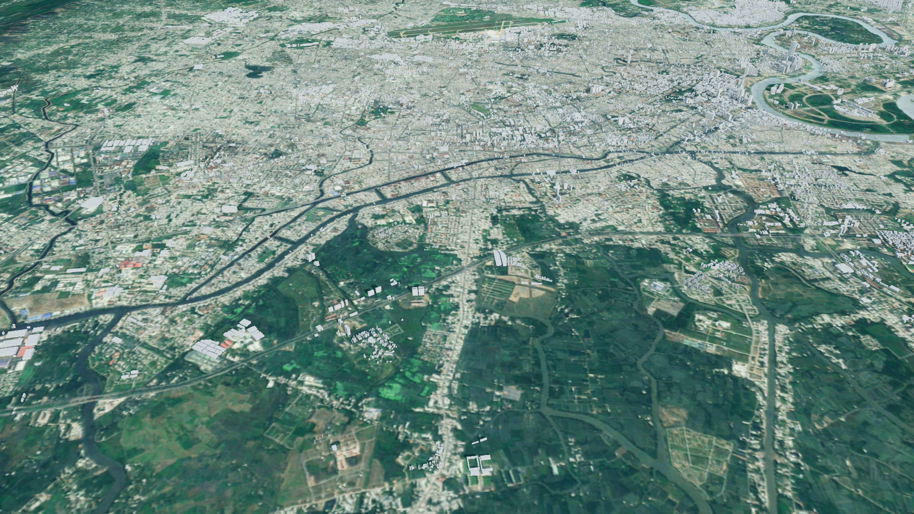 Thu Duc Vietnam City Landscape 3D Model 3D model | CGTrader