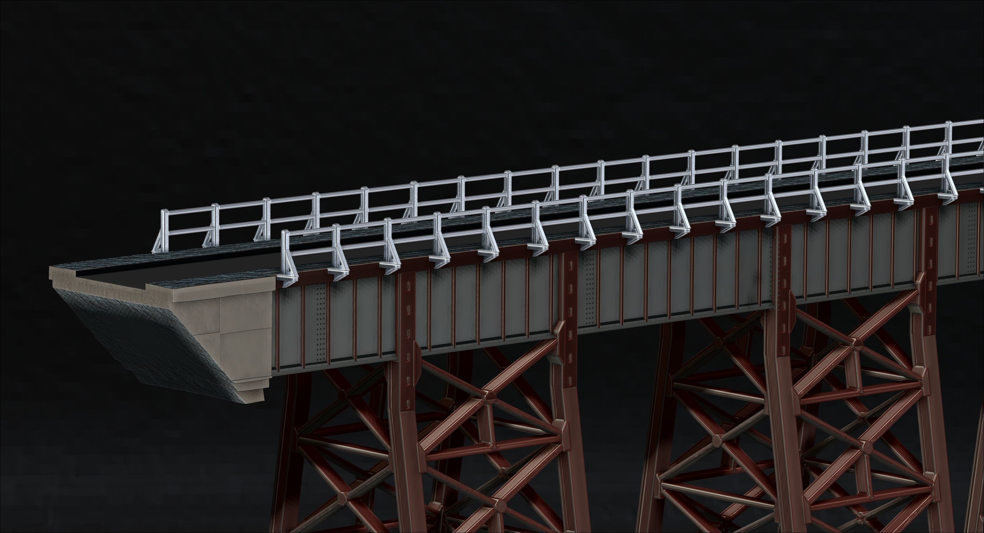 Bridge H0 scale trains Polvorilla viaduct File for 3D Printer 3D model ...