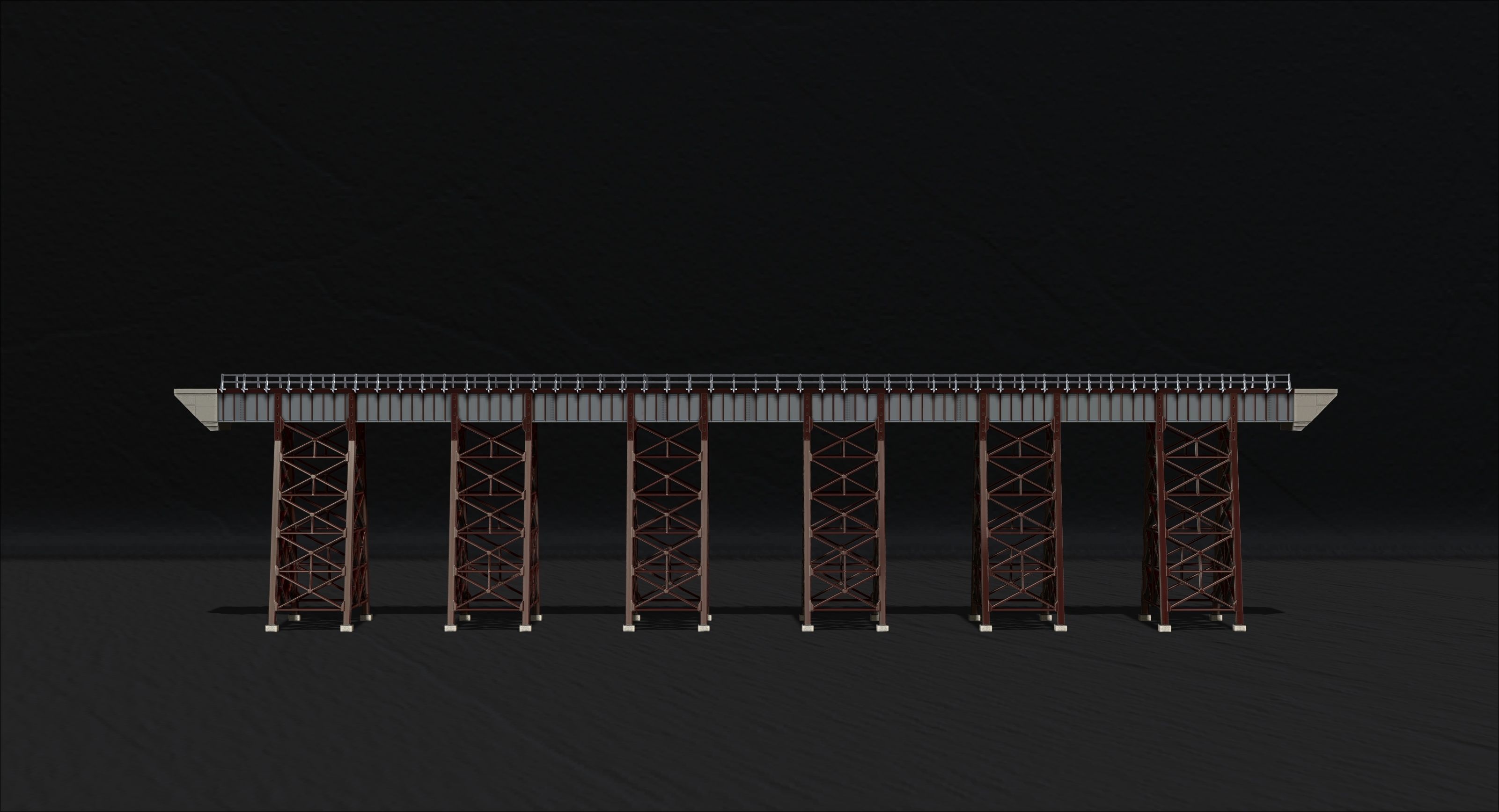 Bridge H0 scale trains Polvorilla viaduct File for 3D Printer 3D model ...