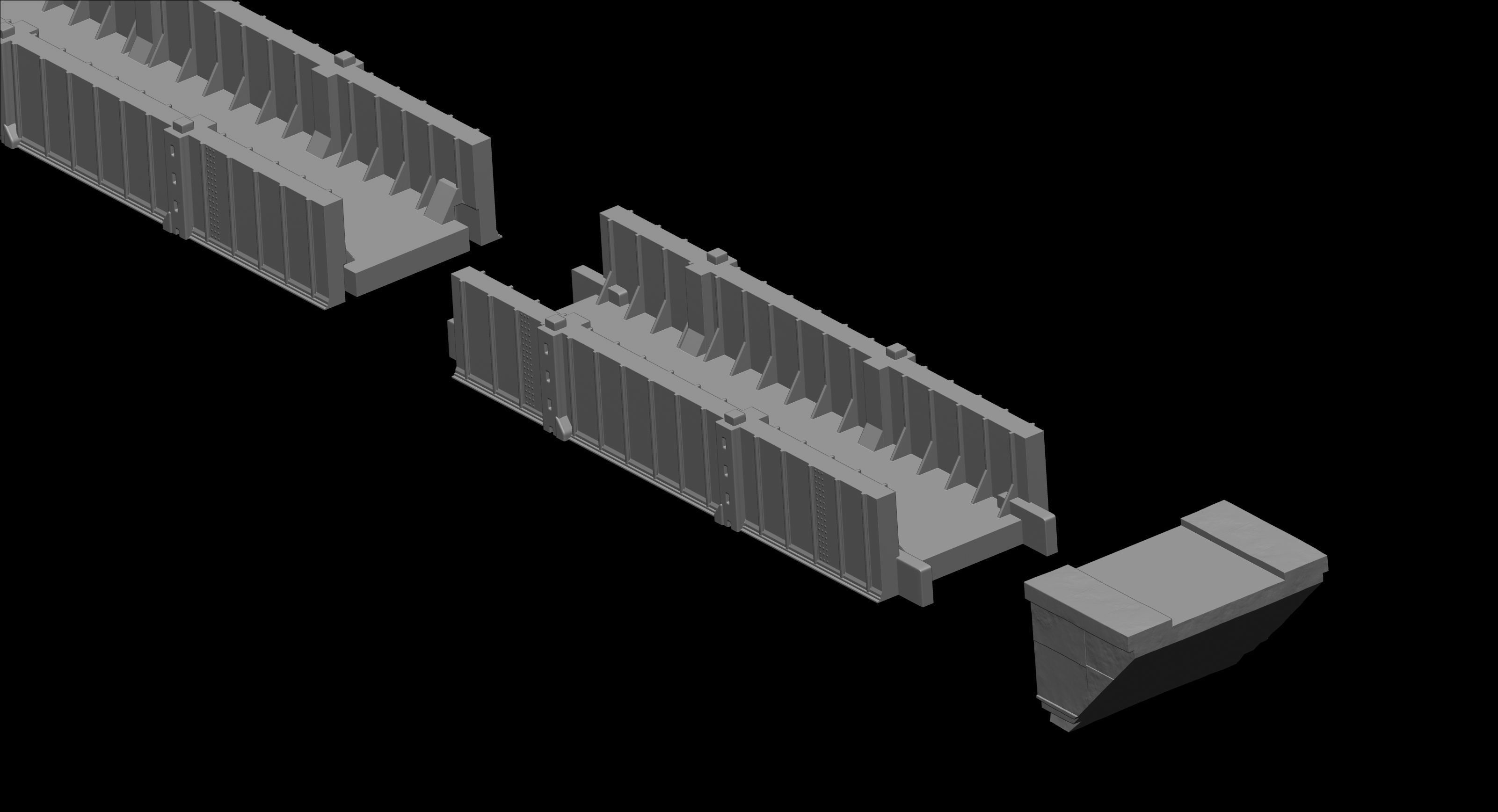 Bridge H0 scale trains Polvorilla viaduct File for 3D Printer 3D model ...