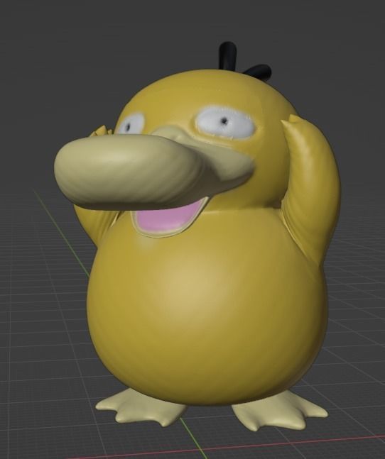 Psyduck 3D model 3D printable | CGTrader
