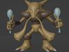 Alakazam 3D model 3D printable | CGTrader