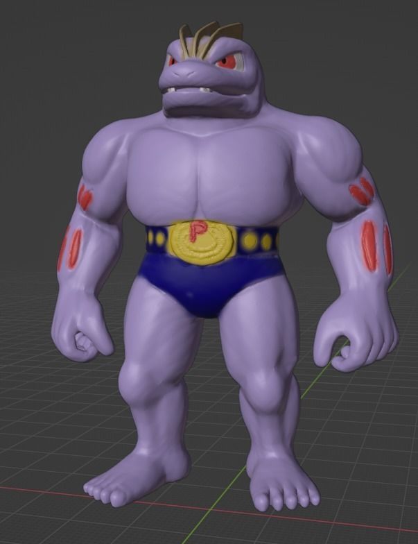 Machoke 3D model 3D printable | CGTrader