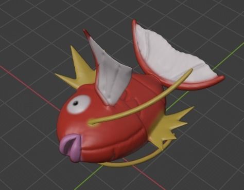Magikarp 3D model 3D printable | CGTrader