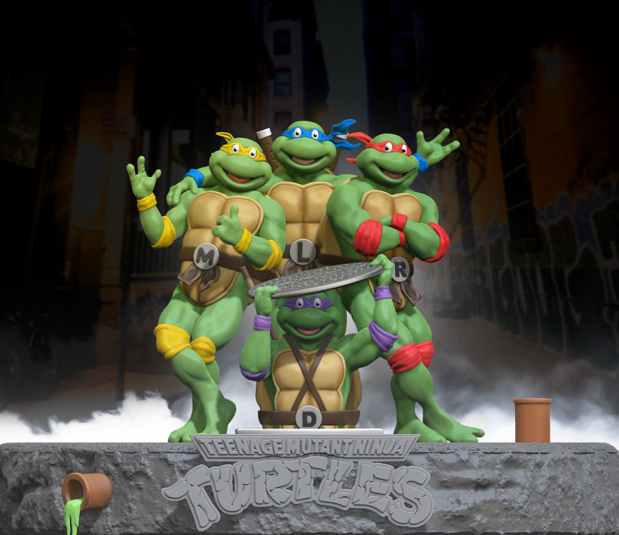 Print-ready Ninja Turtles figure 90s version 3D model 3D printable ...