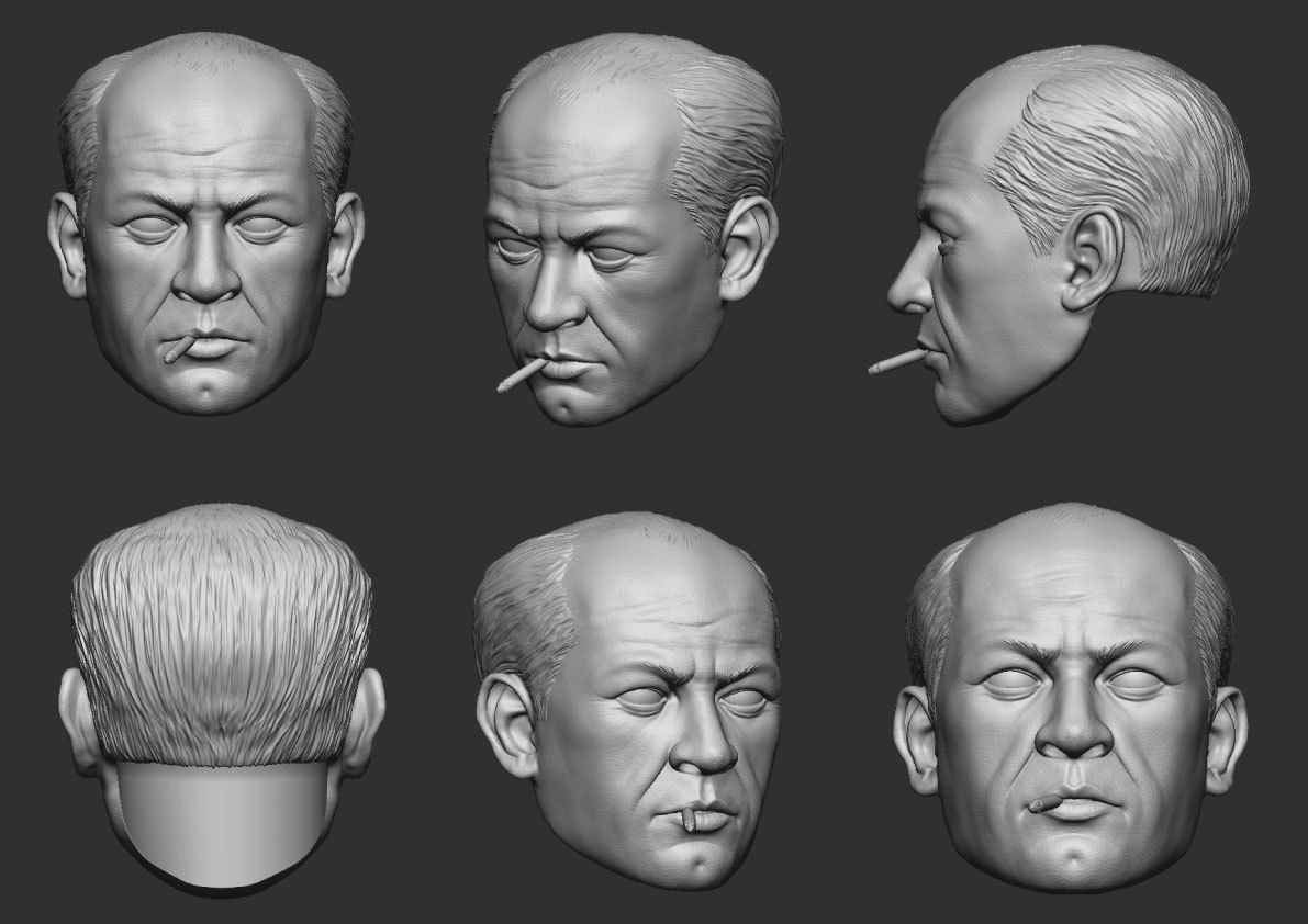 Artist heads Pack 3D Model Collection | CGTrader