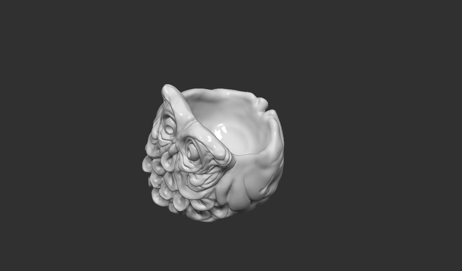 Oly the Owl pot 3D model 3D printable | CGTrader
