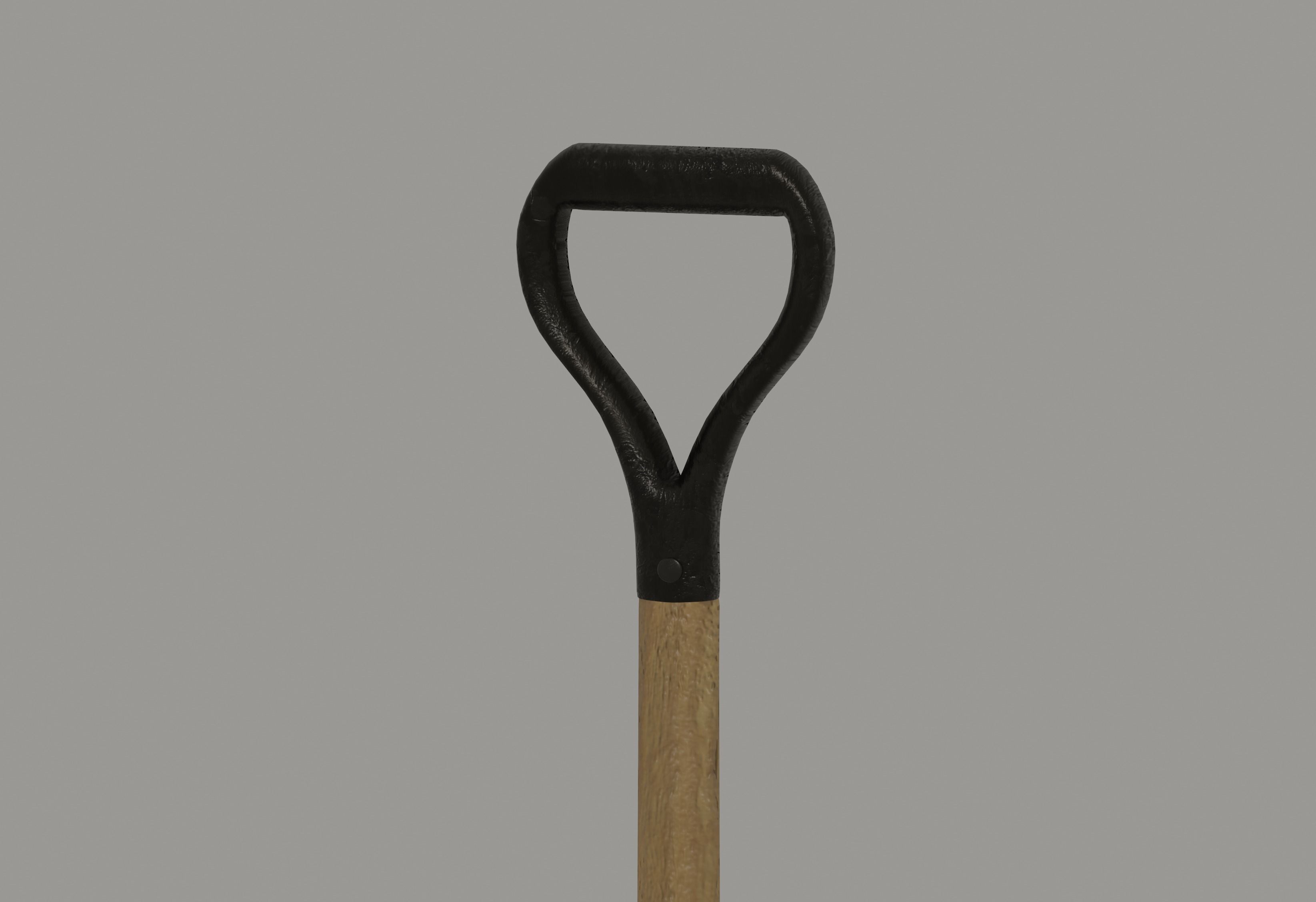 Hand Shovel 3D model | CGTrader