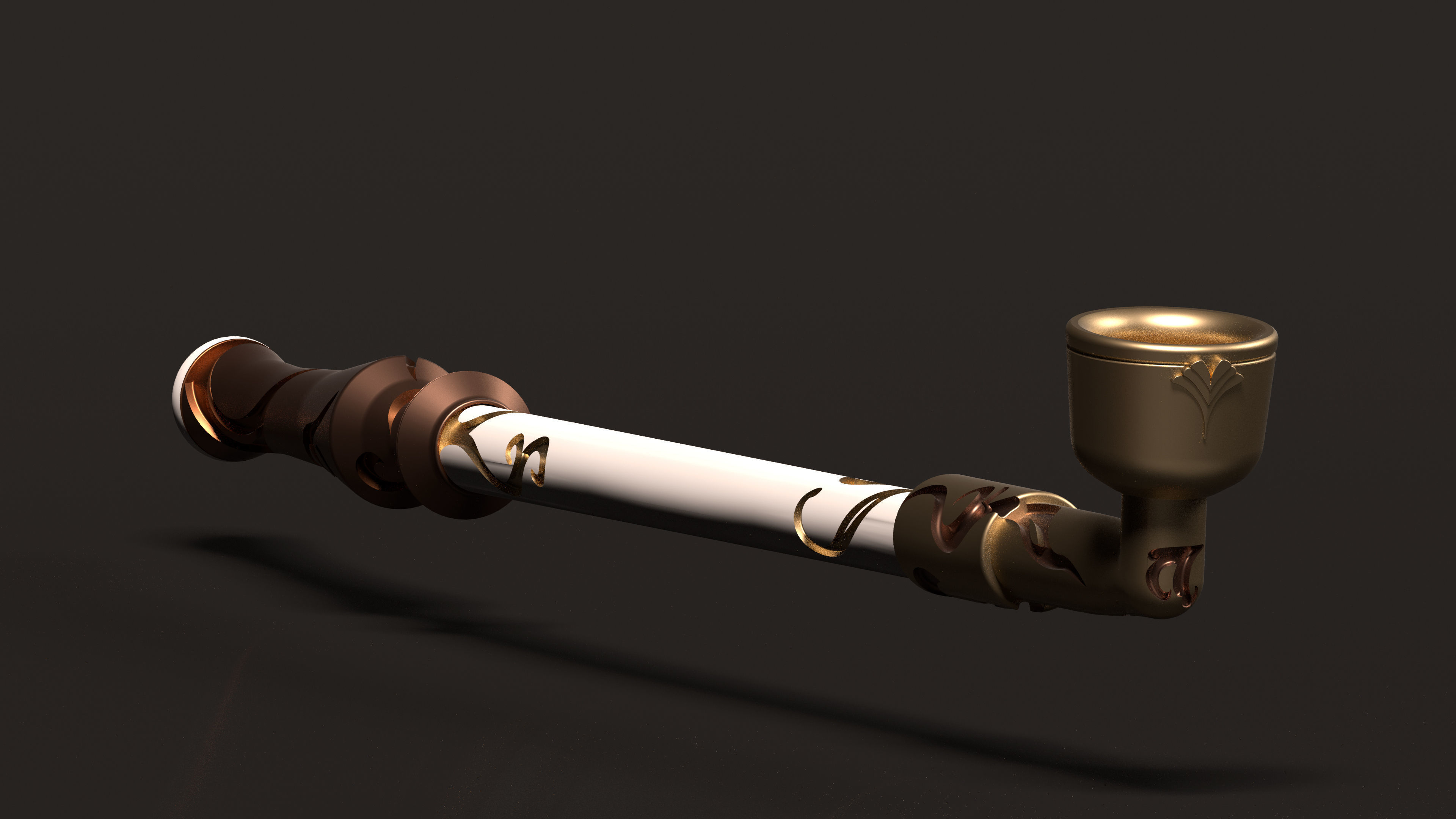 Genshin Impact - Ningguang Pipe - 3d file stl 3D model 3D printable ...