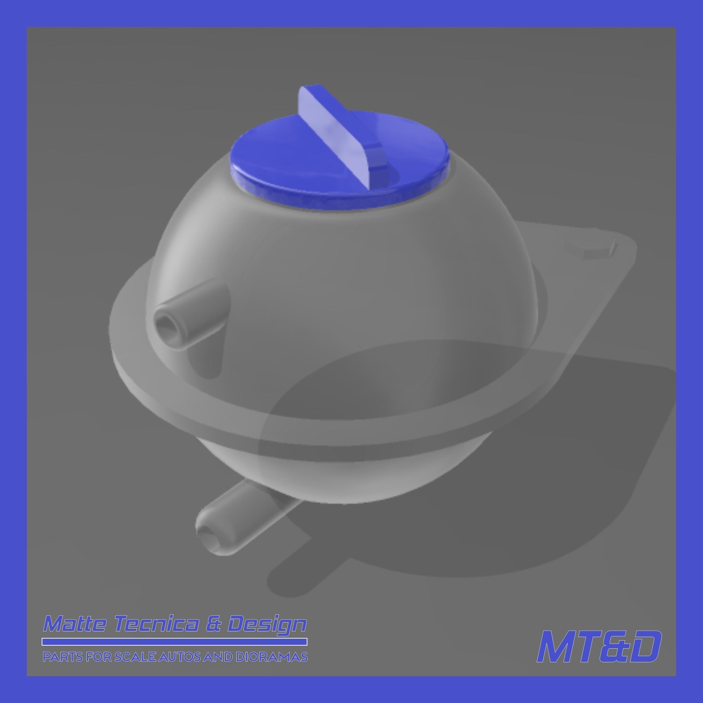Scale coolant reservoir for auto models 1 24 scale 3D model 3D ...