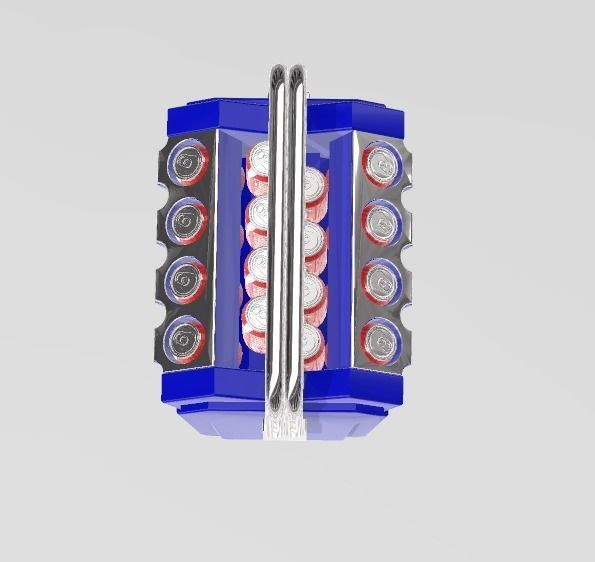 V8 Cooler for scale autos and dioramas 1 24 3D model 3D printable ...